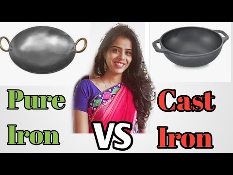 Difference Between Cast Iron & Iron Cookwares | Cast Iron Vs Pure Iron ...