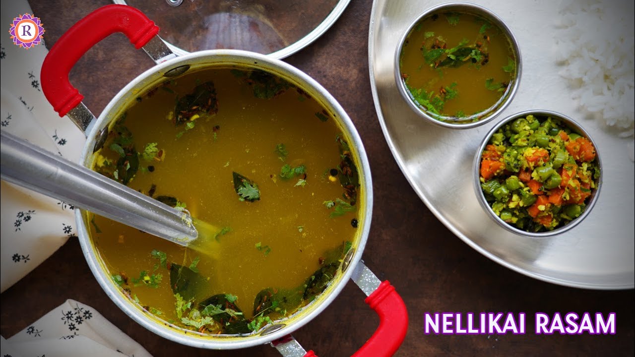 Nellikai rasam recipe | Healthy நெல்லிக்காய் ரசம் - YouTube