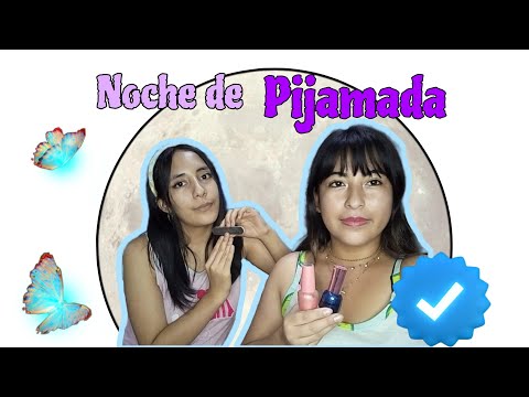 Una noche de PIJAMADA con mi prima