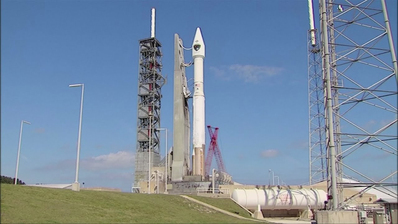 Atlas V rocket blasts off on space mission - YouTube