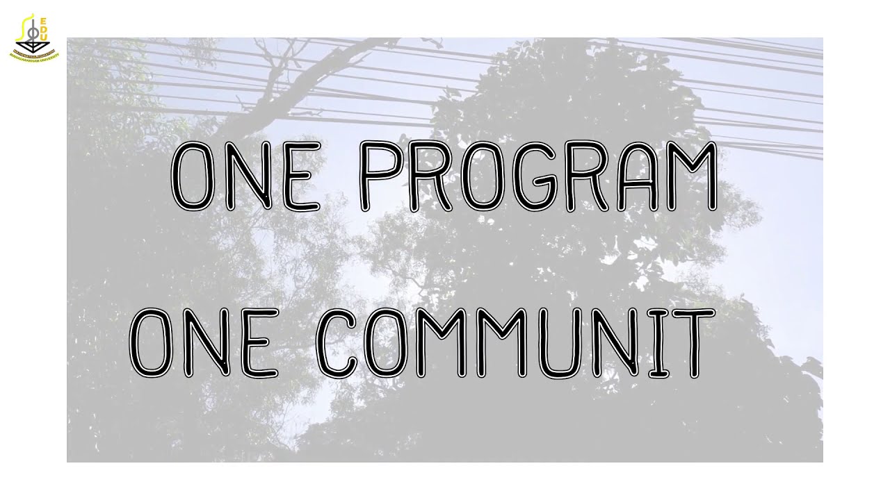 One Program One Community - โรงเรียนชุมชนบ้านหนองจิกท่าแร่ - YouTube