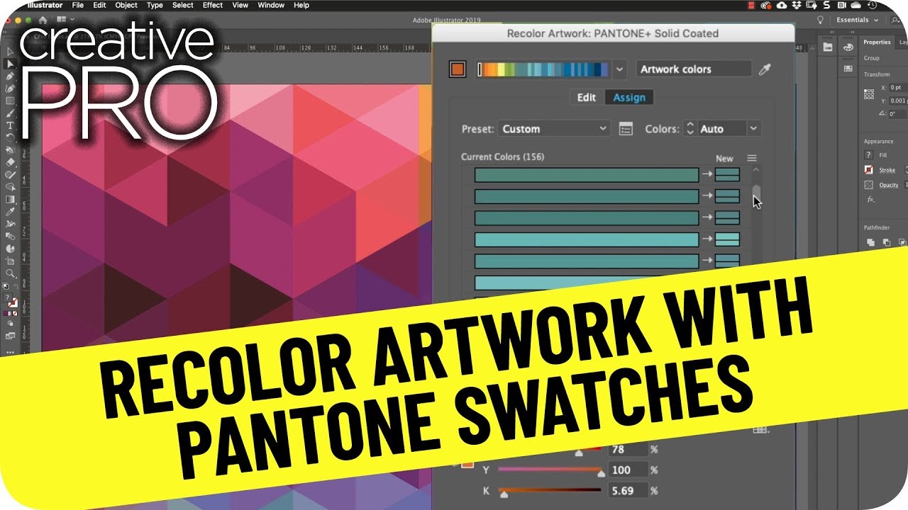 Convert to Pantone with Illustrator Recolor Artwork ft. Theresa Jackson ...