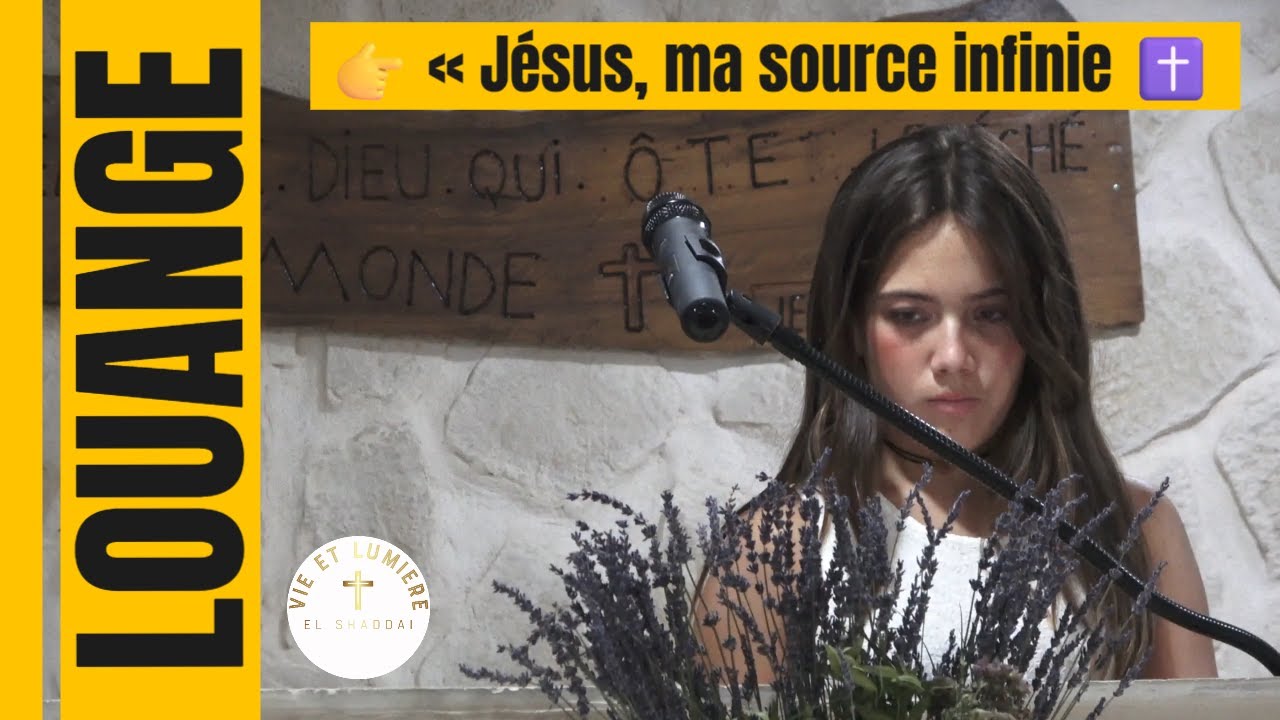 👉 « Jésus, ma source infinie ️ | Louange qui touche le cœur et élève l ...