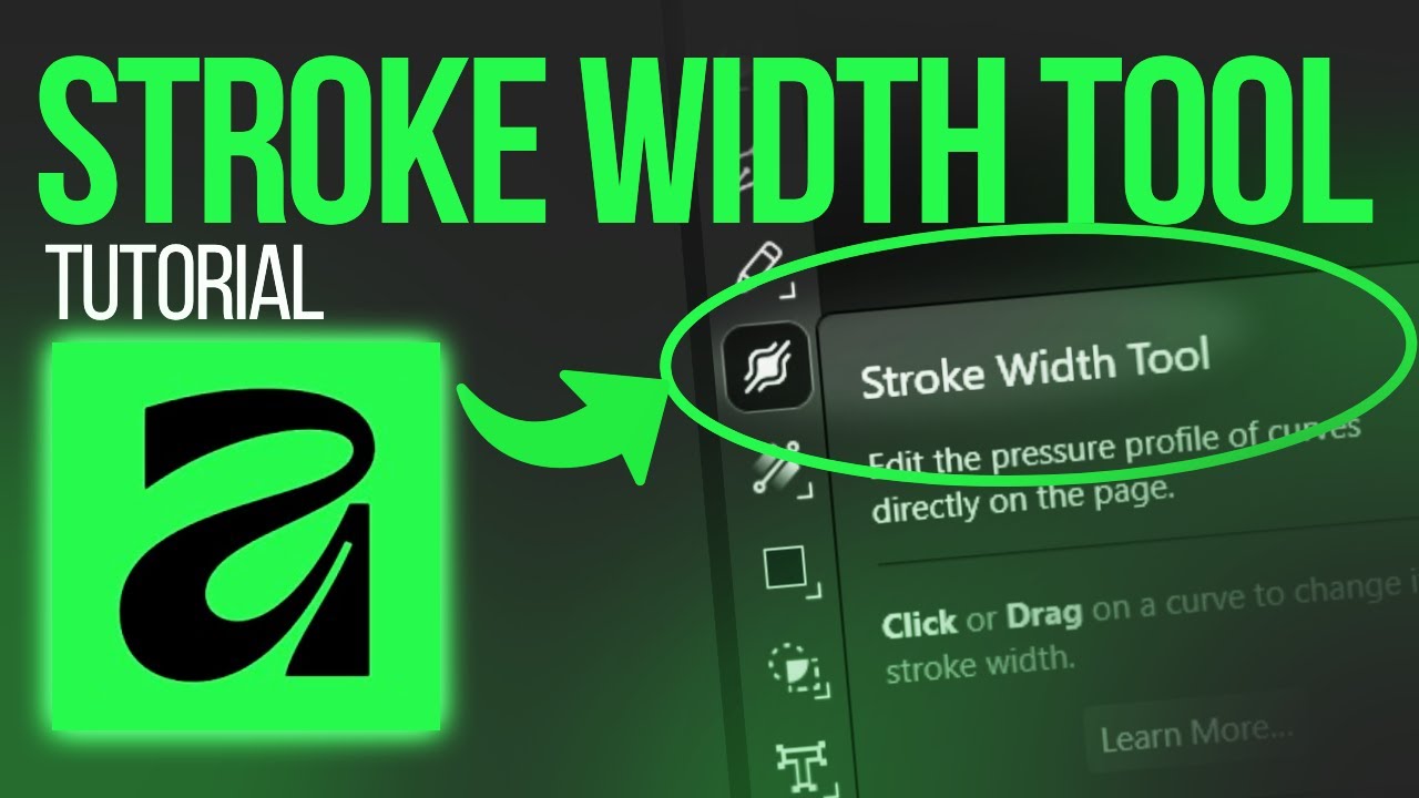 The Secret to Mastering Stroke Width Tool in Affinity Revealed - YouTube