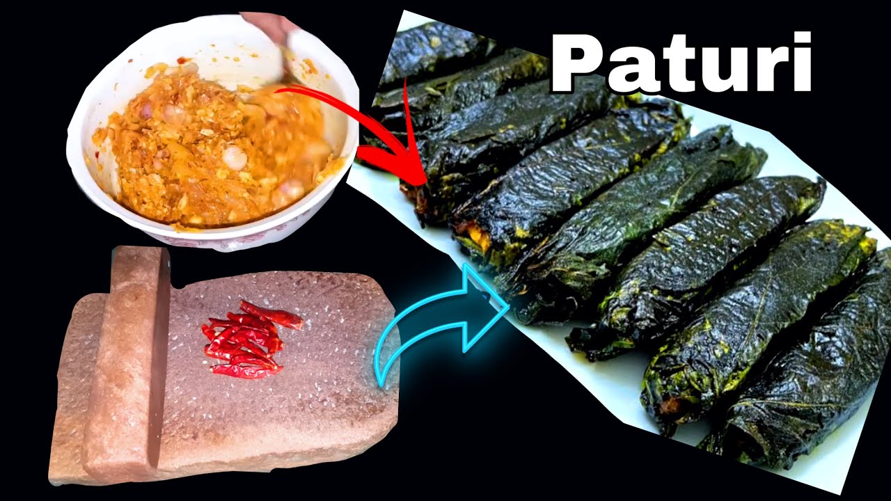 Paturi Recipe - Dry Fish Recipe - Shutki Lau Pata Paturi Recipe ...