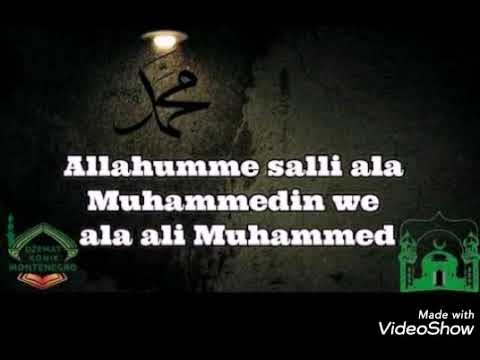 Allahın salamı olsun peyganbere ve onun ehlibeytine