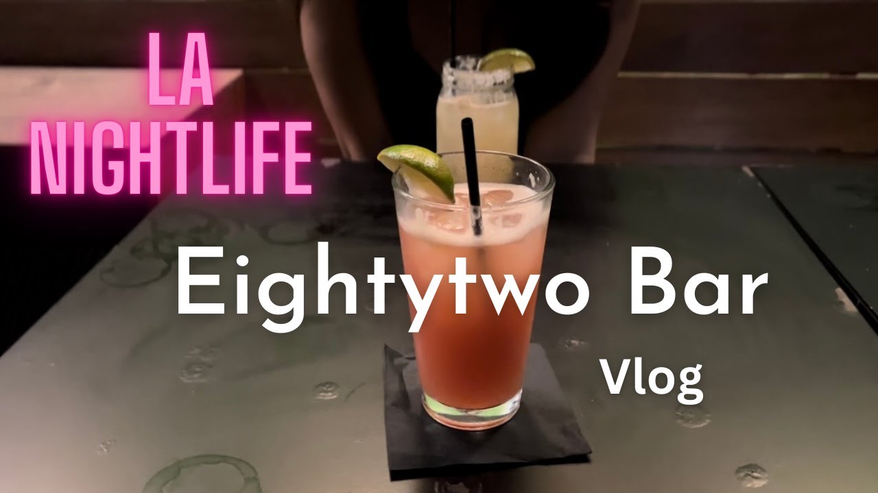Vlog | Hanging out with my sister at Eightytwo bar | classic video games | pinball machines | LA ...