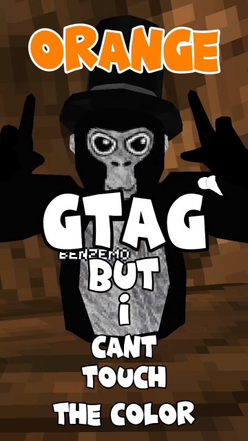 GTAG BUT I CANT TOUCH ORANGE ‼️🧡 #gorillatag #gorillatagfun #gtag #vr # ...