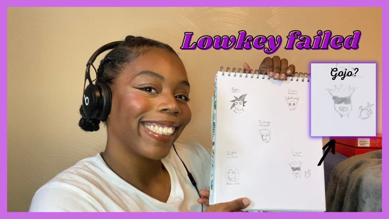 *attempting* to draw popular anime characters from memory - YouTube