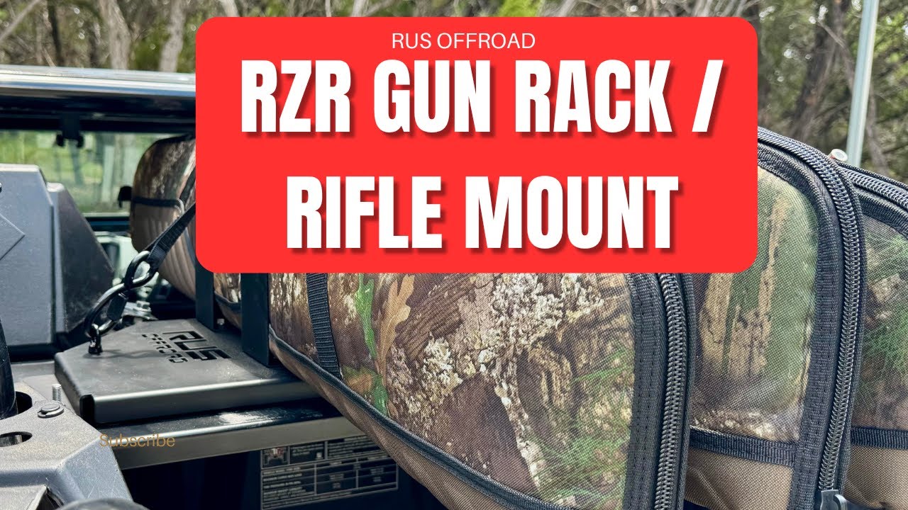 RUS Offroad Rifle Gun Rack for Polaris RZR Turbo R / PRO XP / PRO R ...