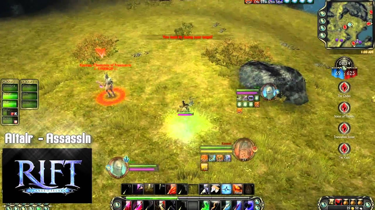 Rift Online - Rogue PvP Wargrounds - YouTube