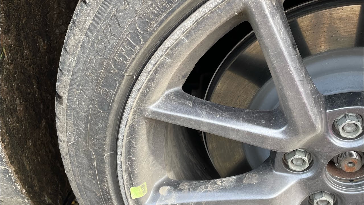 Tesla model 3 wheel kerb damage DIY repair. - YouTube