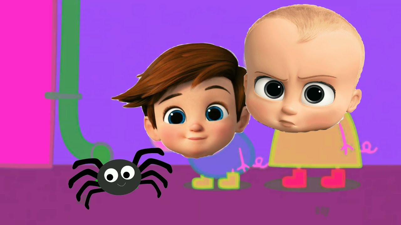 Peppa Pig Itsy bitsy spider with Boss Baby family - YouTube