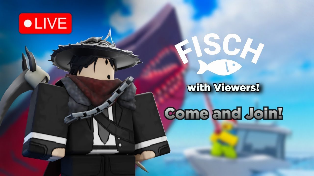 (🔴LIVE) PLAYING FISCH WITH VIEWERS! (COME AND JOIN!) || ROBLOX - YouTube