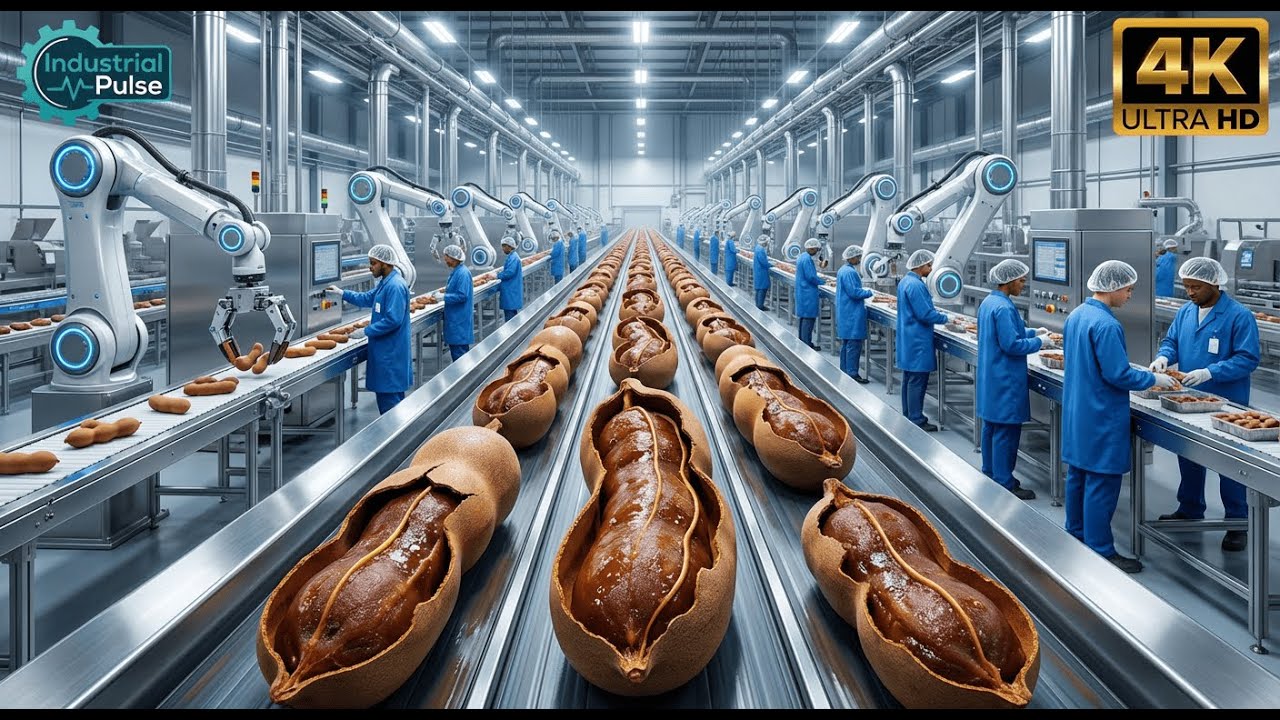 Inside a Tamarind Factory: From Raw Tamarind Pods to Concentrated Paste ...