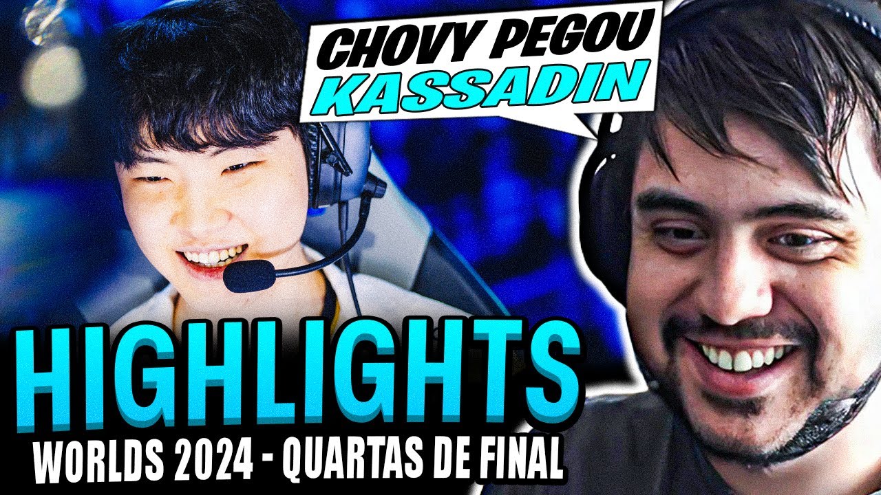 HIGHLIGHTS DO WORLDS 2024 | GENG x FLY QUEST | QUARTAS DE FINAL | OS ...