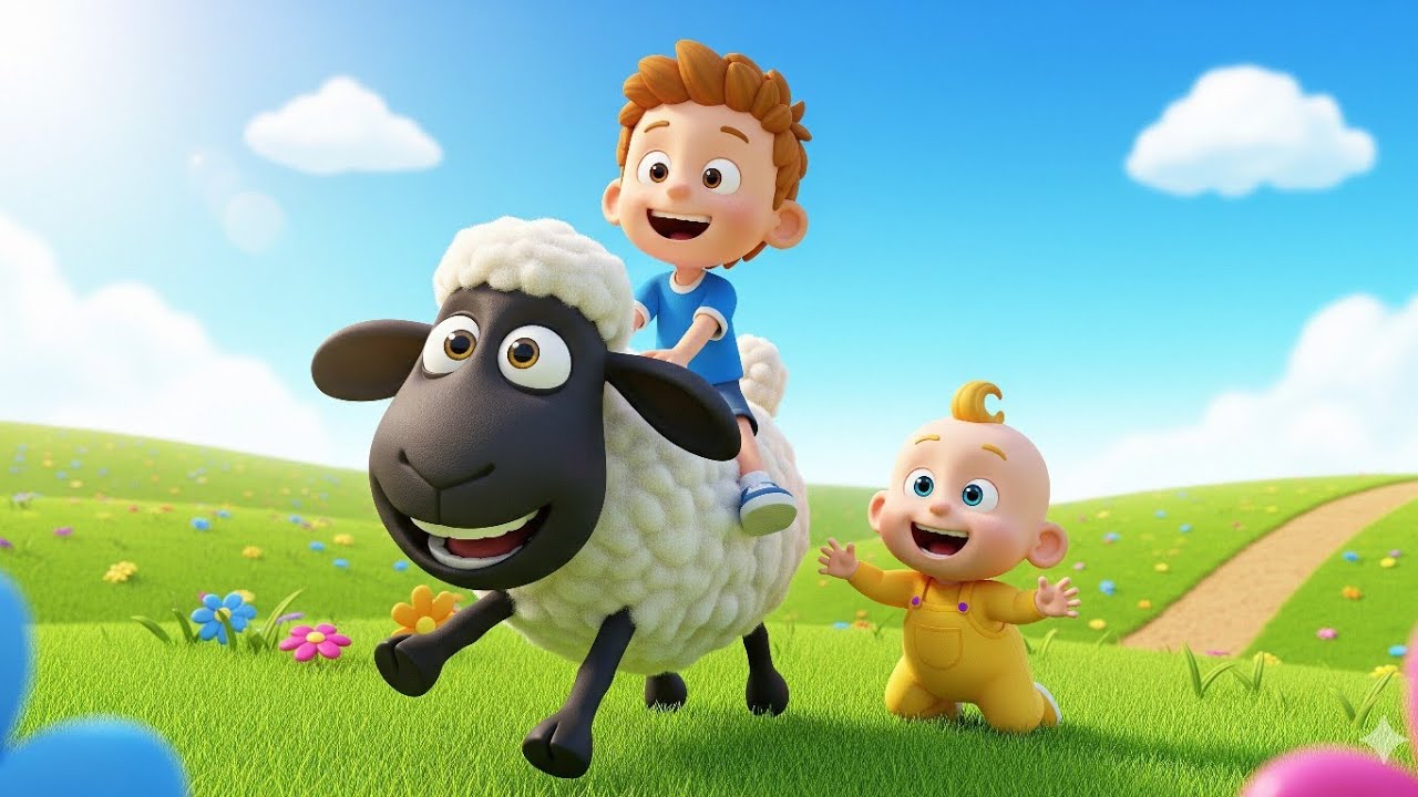 Baa Baa Black Sheep 🐑 | Kids’ Most Funny Cartoon Song | 3D Animated ...