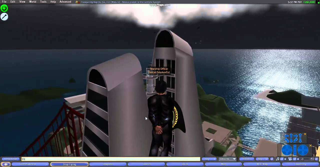 Voyager Ship in InWorldz.com - YouTube