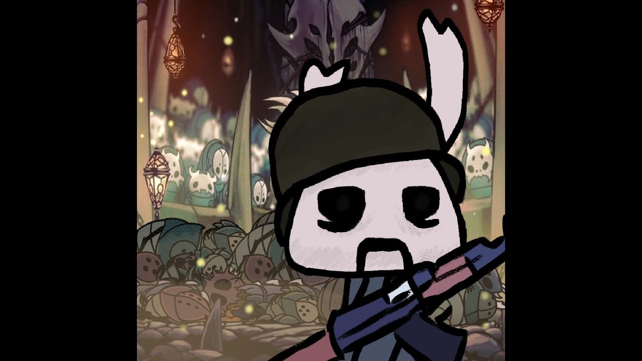1000 yard stare , Zote and His AK-47 Named "Life Ender" | 1000 yard stare hollow knight meme ...