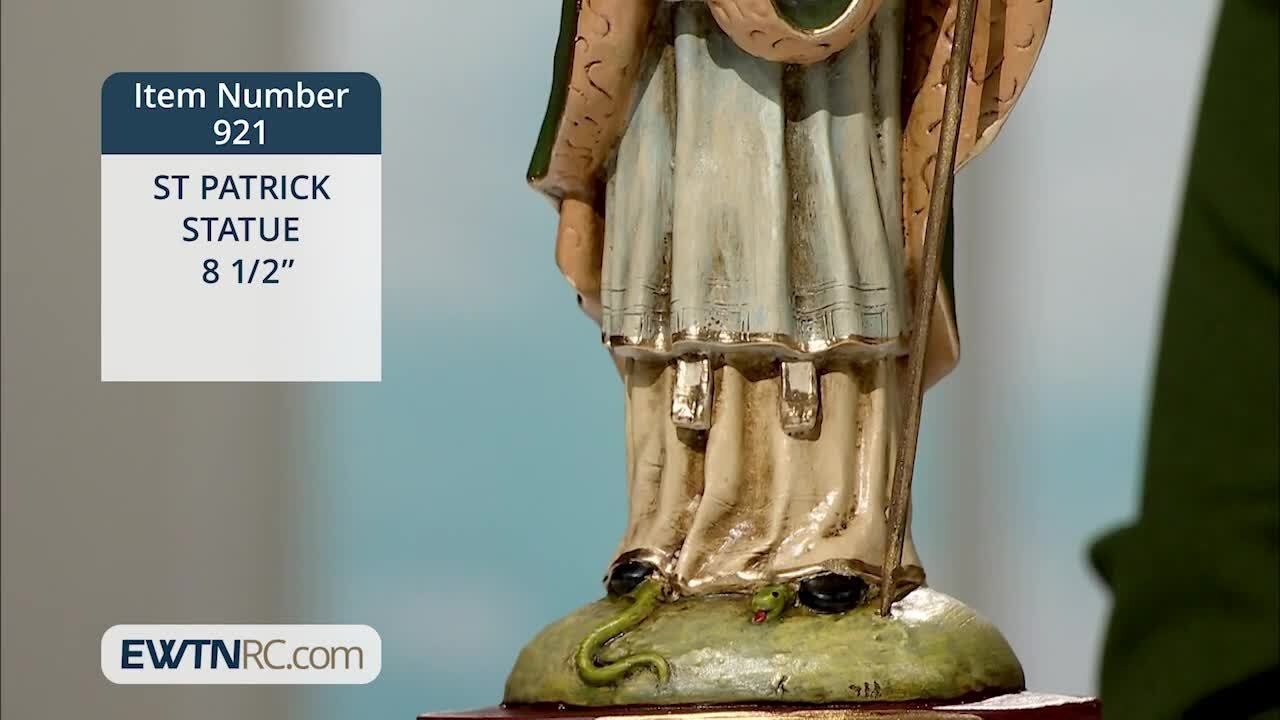 921_ST PATRICK STATUE 8 1 2 - YouTube