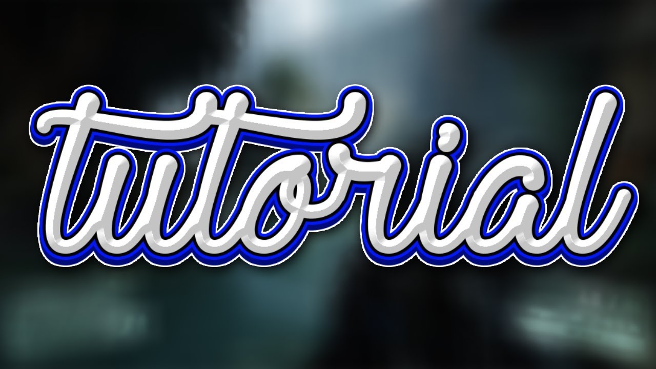 TUTORIAL de COMO HACER LETRAS! con PHOTOSHOP CS6 - YouTube