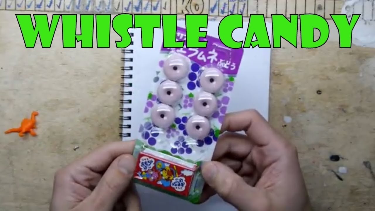 Japanese Coris Whistle Candy - YouTube