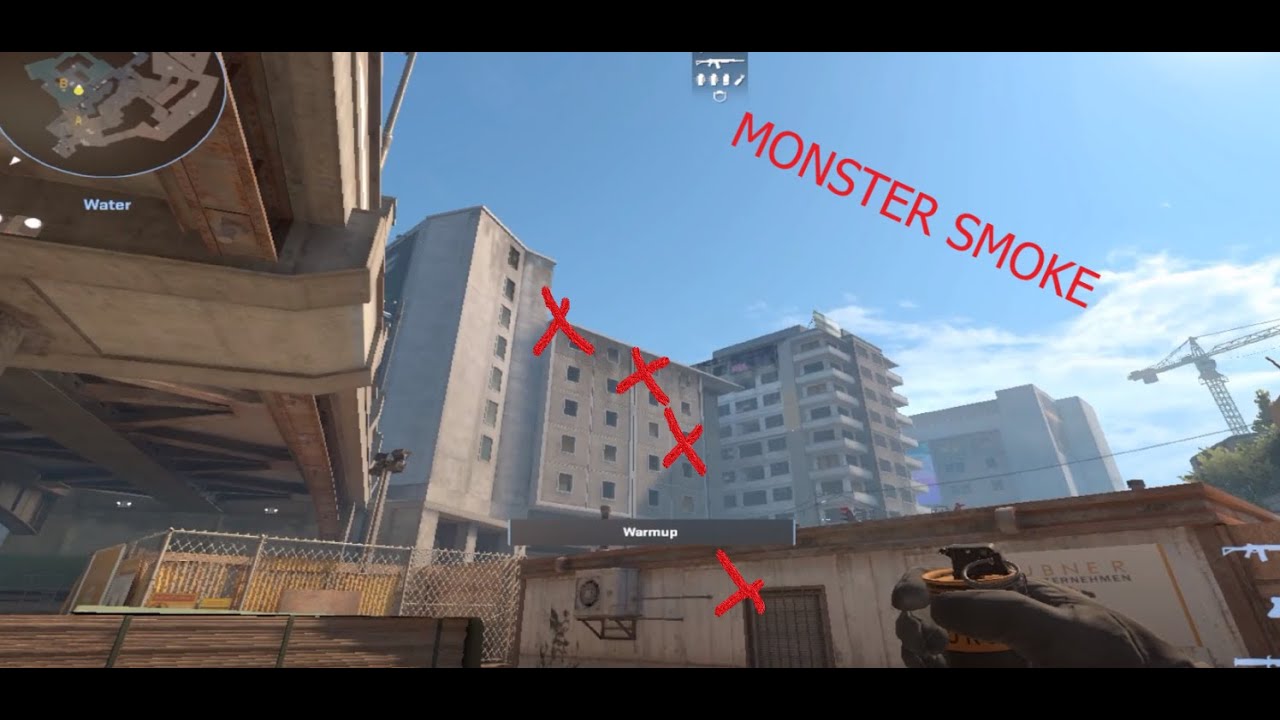 ez overpass monster smokes // #cs2 - YouTube