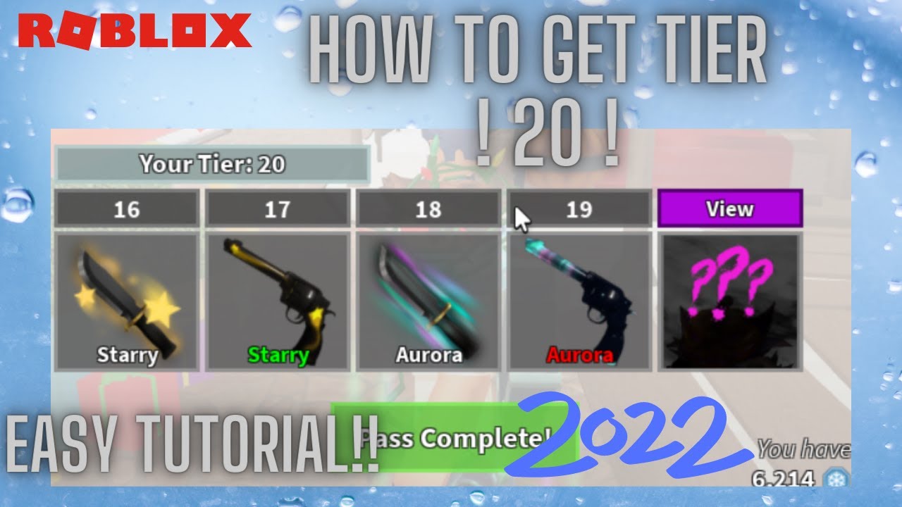 HOW I GOT TIER 20 IN MM2 CHIRSTMAS EVENT!!!(2022!!) - YouTube