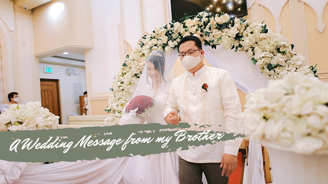 Wedding Speech - Brother of the bride (Touching speech) - YouTube
