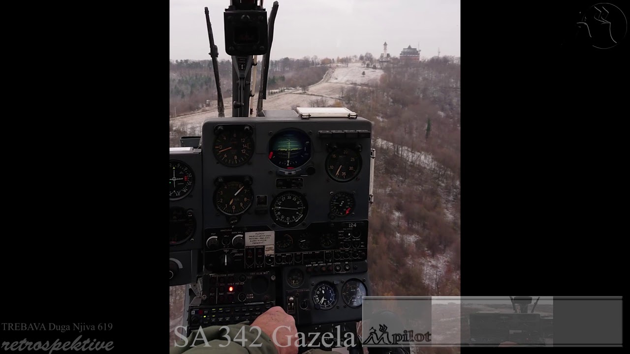 54 emGAZELA H-45 (SA342) Soko - DugaNjivaVASP 2019 incog - YouTube