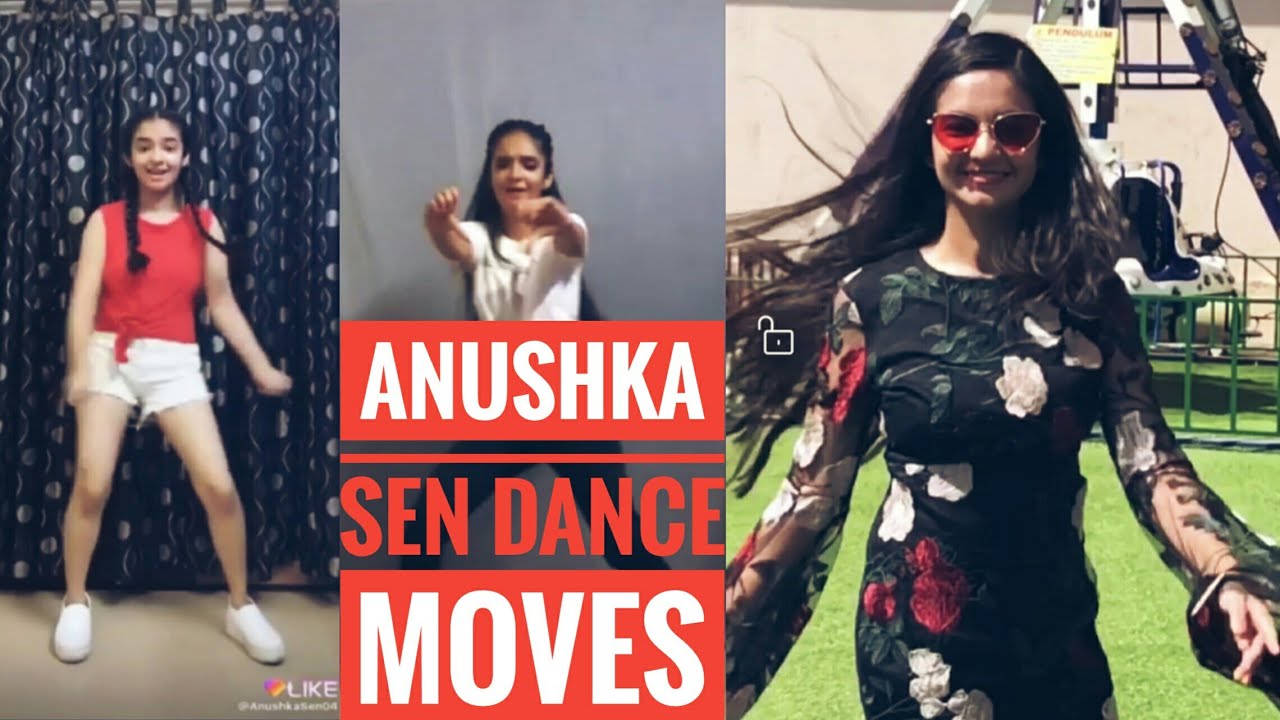 Anushka sen Best dance moves 🔥🔥 | like app| ft :- anushka sen ...