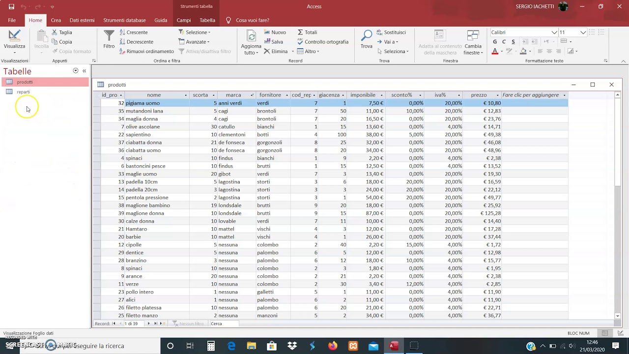 Microsoft Access: Interfaccia grafica - YouTube