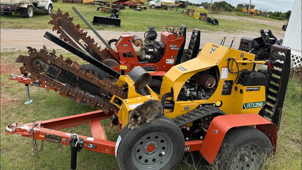 Vermeer & Ditchwitch 36” Trencher Comparison - YouTube