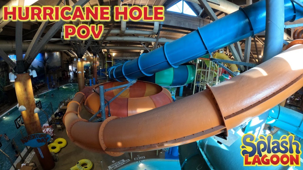 Hurricane Hole POV (4K 60FPS), Splash Lagoon Body Bowl Slide | Non ...