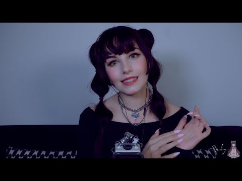 ASMR chatting with you upstairs from the party (soft spoken rambling, muffled music)
