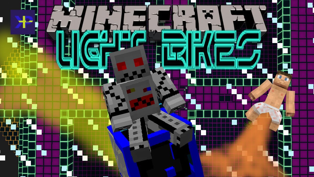 Light Bikes - Minecraft Mini-Game on ShotBow Network Server - YouTube