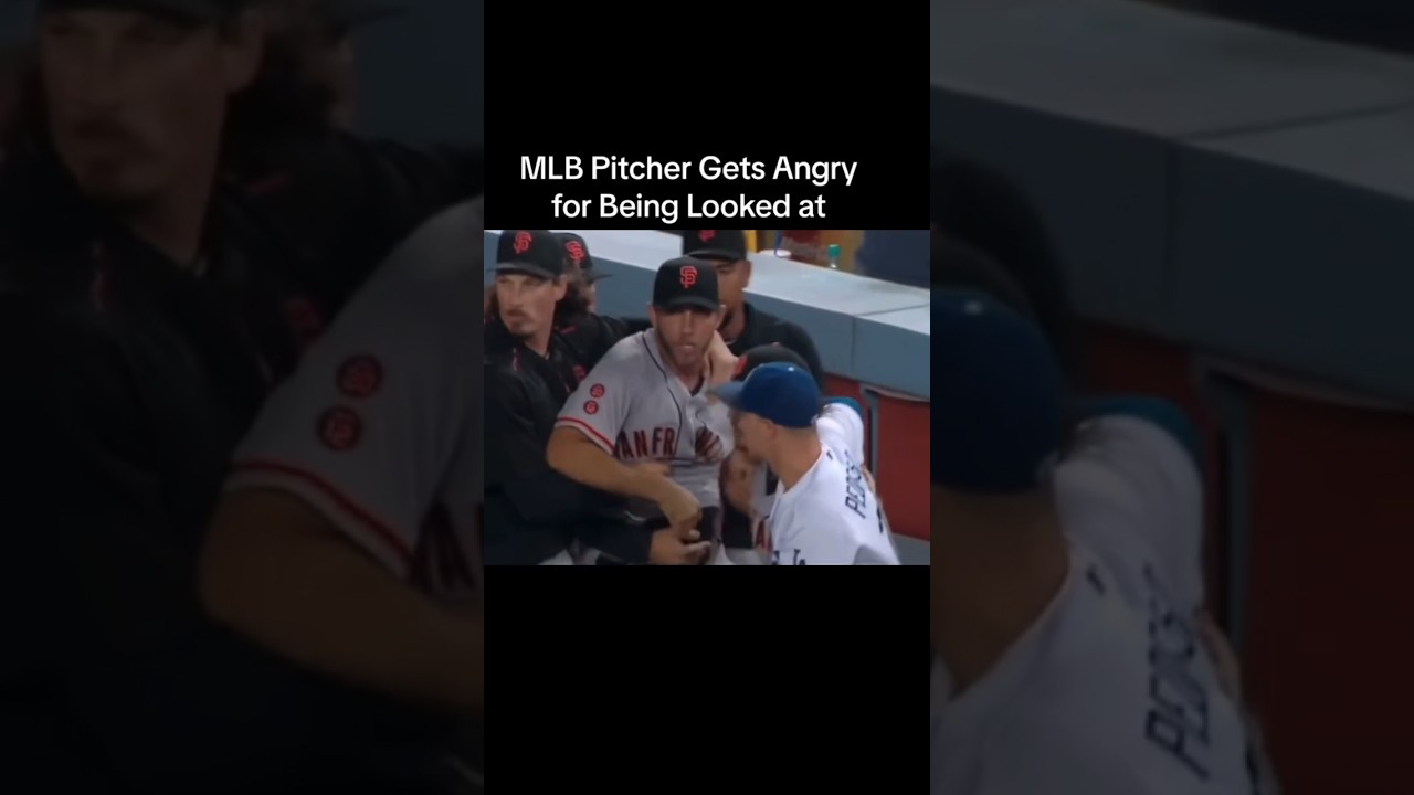 MLB Pitcher Gets Angry for Being Looked at #sports #baseball #mlb # ...