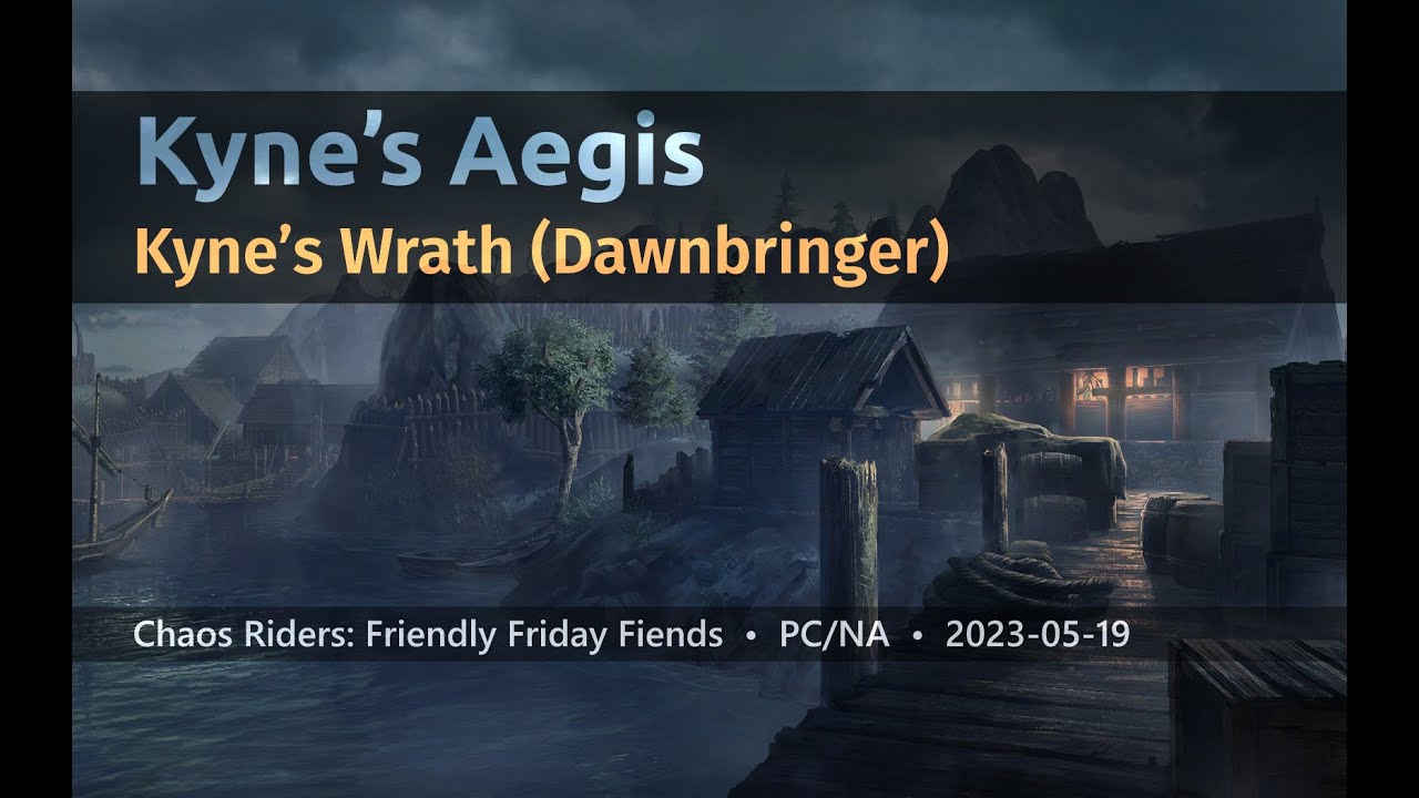 ESO - Veteran Kyne's Aegis - Kyne's Wrath (Chaos Riders, PC/NA) (NB ...