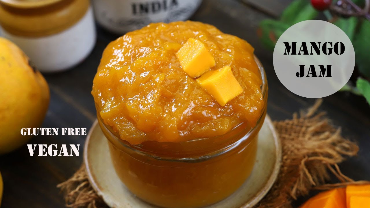 3 Ingredient Mango Jam Recipe | Easy Mango Jam - YouTube