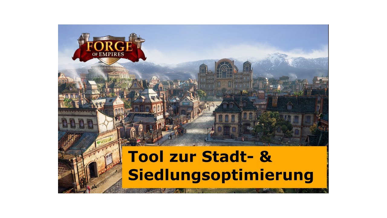 FoE - Tools für Stadt- und Siedlungsoptimierung - YouTube