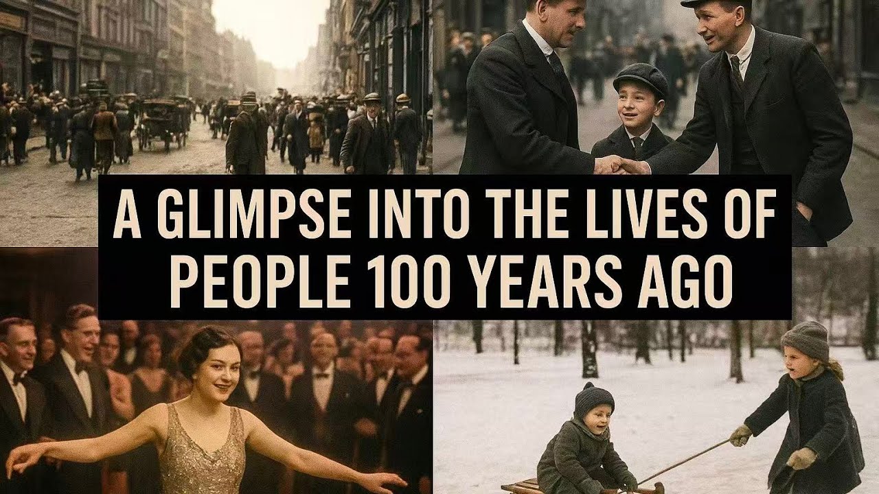 Life 100 Years Ago in Stunning Color | Rare Historical Footage Restored ...