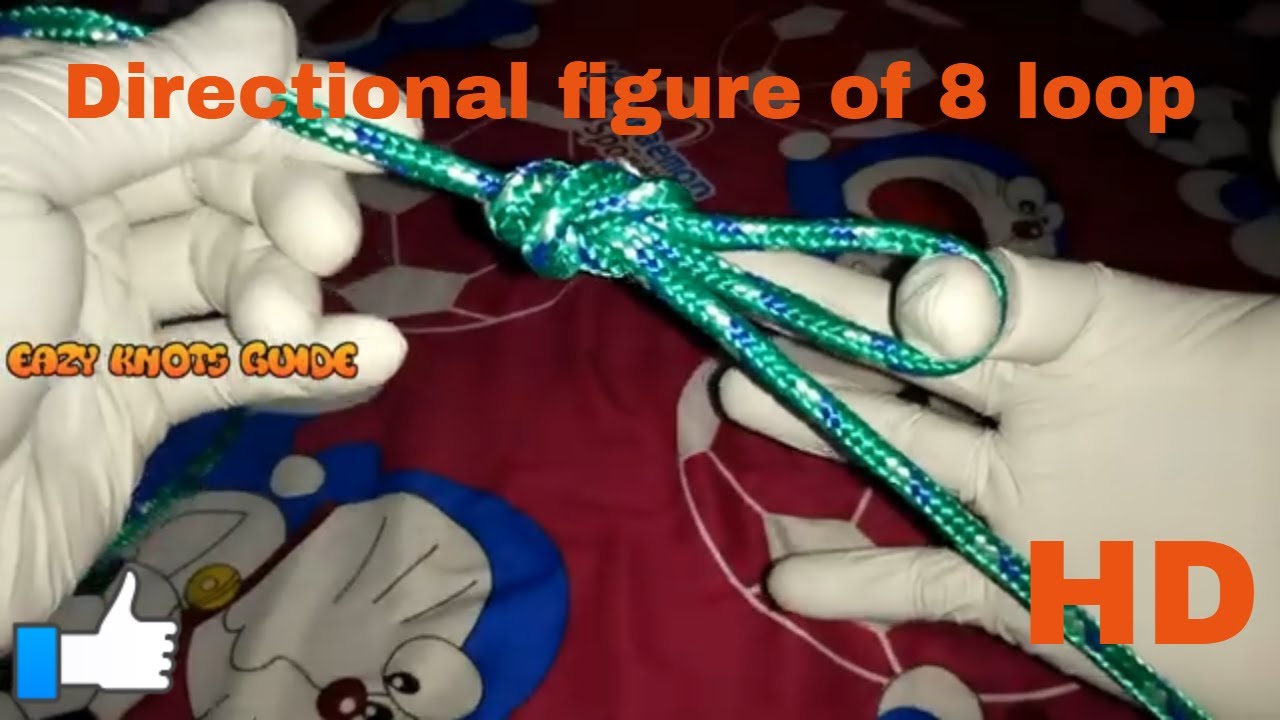 How to tie Directional figure of 8 loop | Survival & Tactical - YouTube