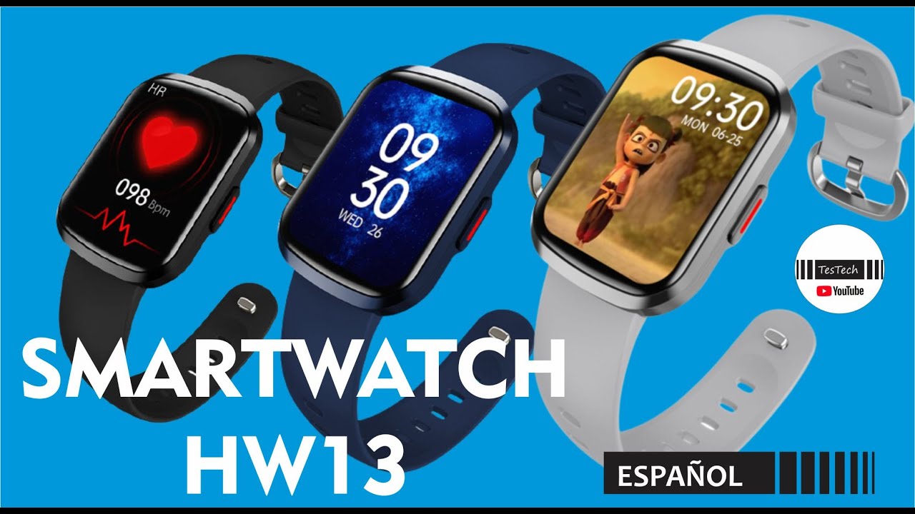 Unboxing Smartwatch HW13 conoce las características - Review Español # ...