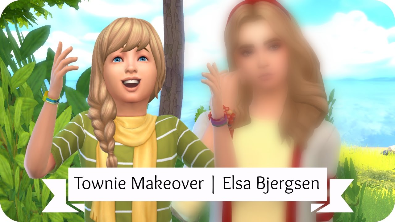 Sims 4 Townie Makeover | Elsa Bjergsen - YouTube