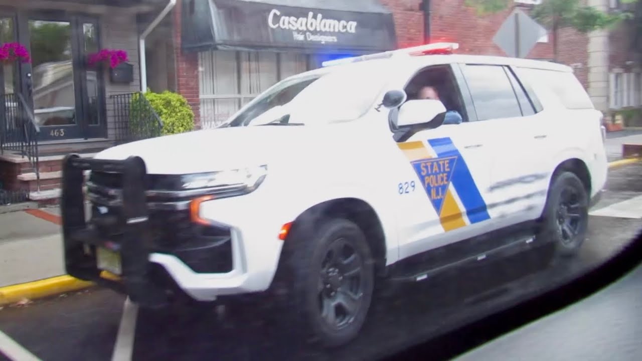 New Jersey State Police Tahoe On Scene | 06-10-2023 - YouTube