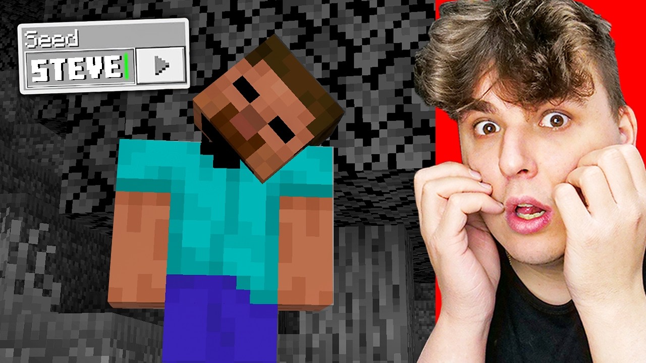 NIGDY NIE GRAJ NA SEEDZIE STEVE.EXE W MINECRAFT 😨!! - YouTube