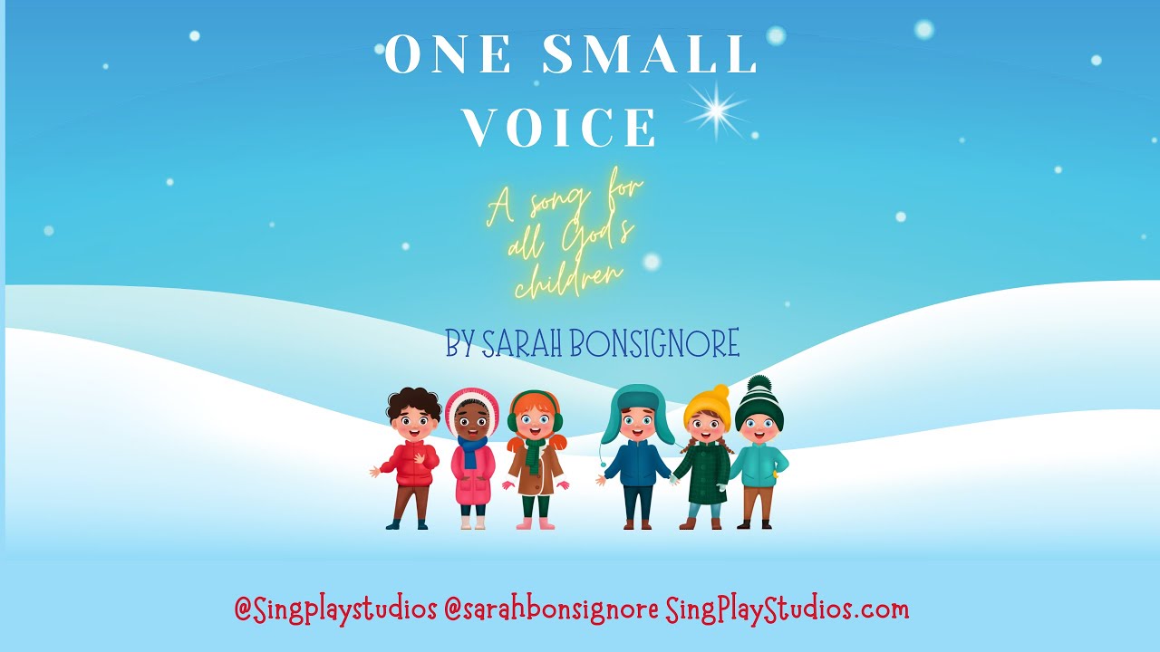 One Small Voice - by Sarah Bonsignore - ACCOMPANIMENT track - YouTube