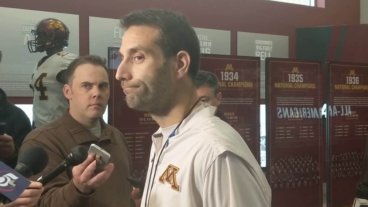 Joe Rossi with the Minnesota media on November 7th - YouTube