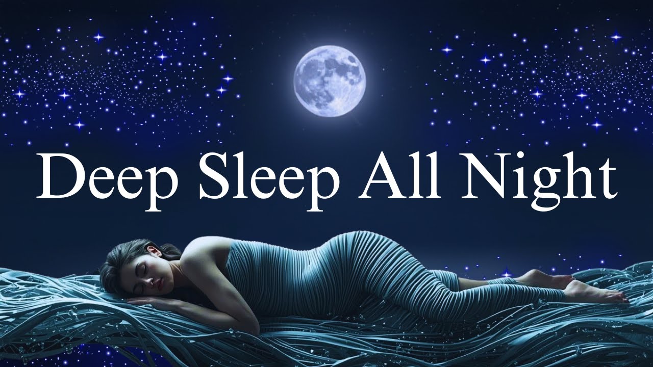 Deep Sleep All Night (8 Hours) | Dark Screen | Sleep Therapy Ambience ...