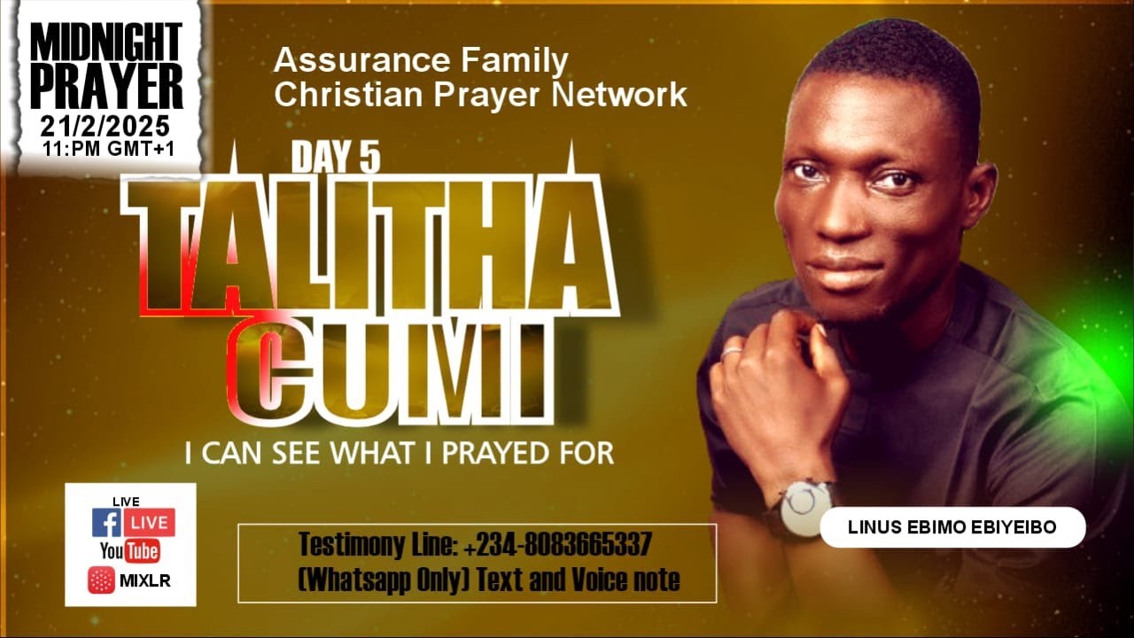TALITHA CUMI DAY 5 ( I CAN SEE WHAT I PRAYED FOR ) - YouTube